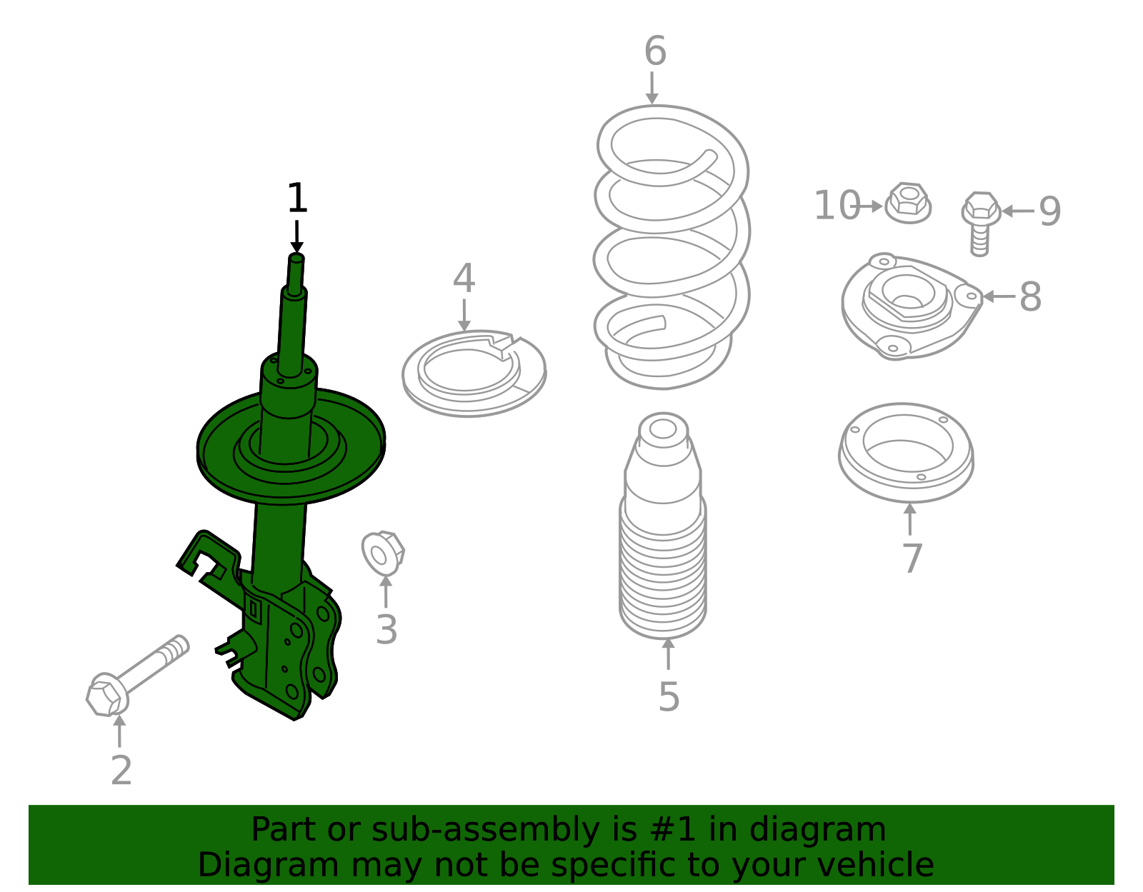 2017-2019 Nissan Sentra Strut E4303-4FU3A | Coulter Nissan Parts