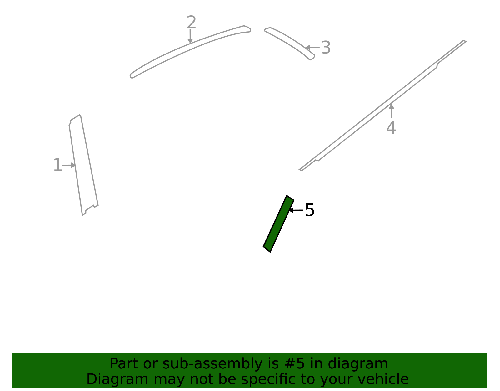 87549-H8000 - Stone Guard 2018-2023 Kia Rio | Kia.Parts Store