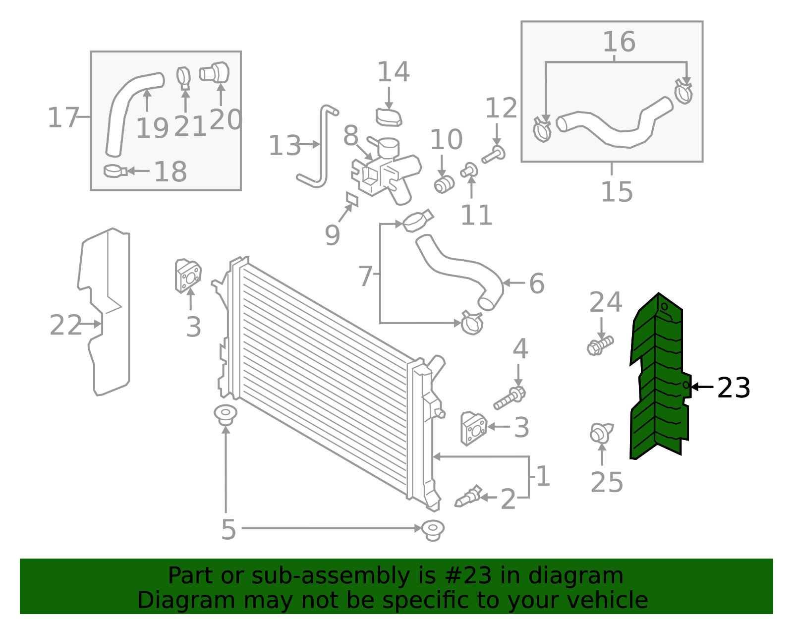 2019-2021 Hyundai Veloster Air Shield 29136-J3100 | MotorMotor