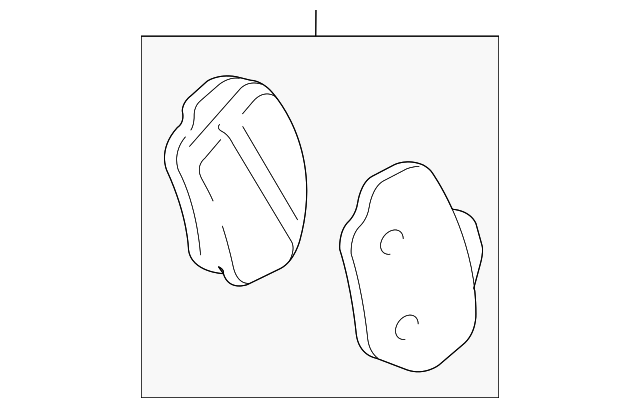 Genuine Toyota Brake Pads Front part# 04465-35290 for 2003-2014 Toyota ...