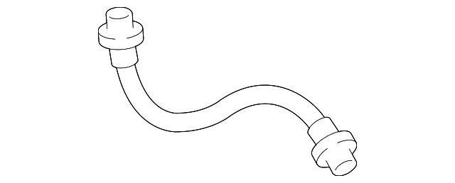 Genuine Toyota Brake Hose part# 90947-02F20 for 2003-2009 Toyota ...