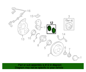 Genuine Toyota Brake Pads Front part# 04465-35290 for 2003-2014 Toyota ...