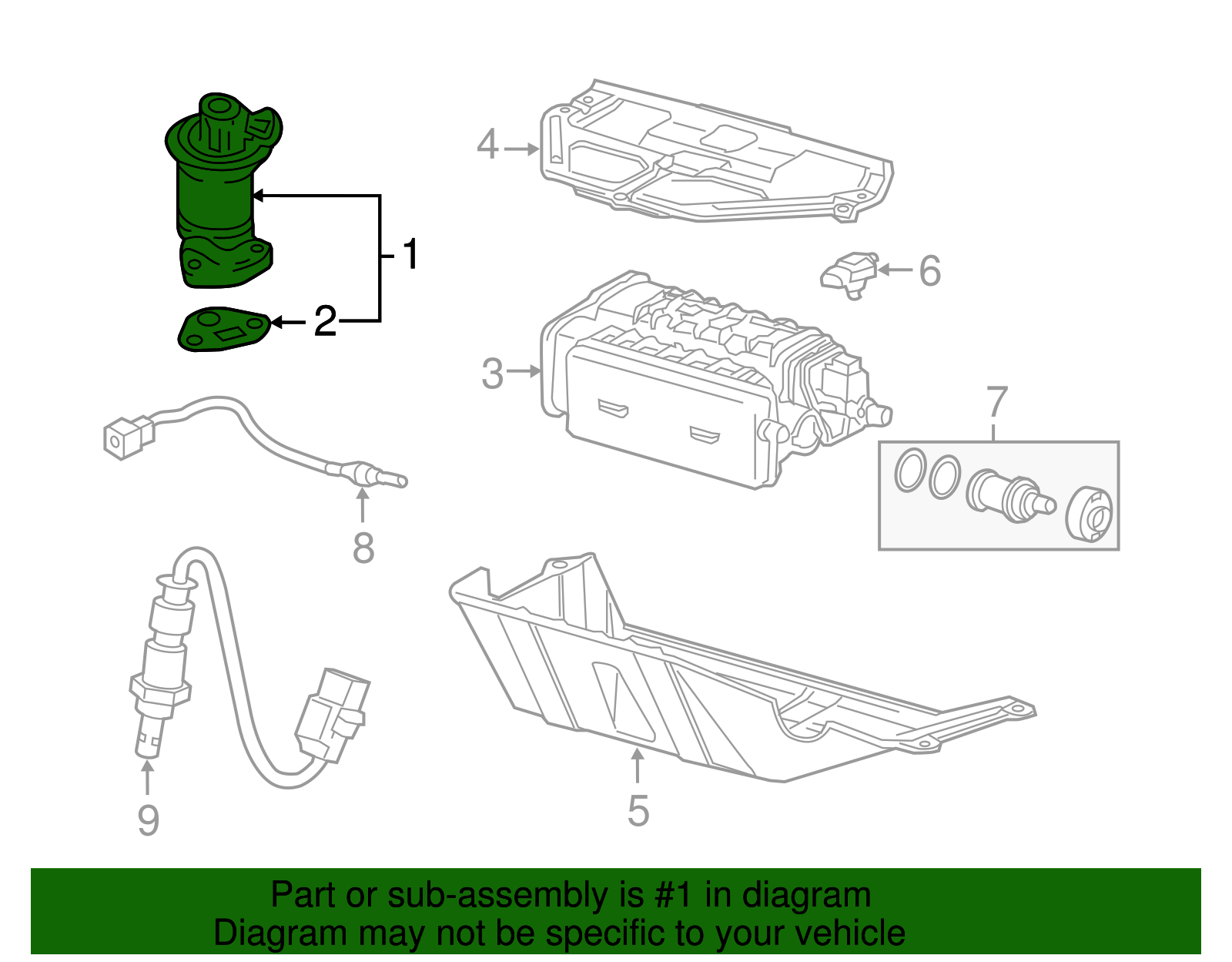 2008-2021 Honda 3.5L EGR Valve Set Odyssey Accord Pilot Ridgeline ...
