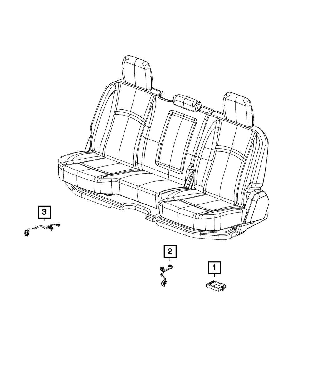68592514AB - Heated Seat Module 2023-2024 Ram | The Official Mopar eStore