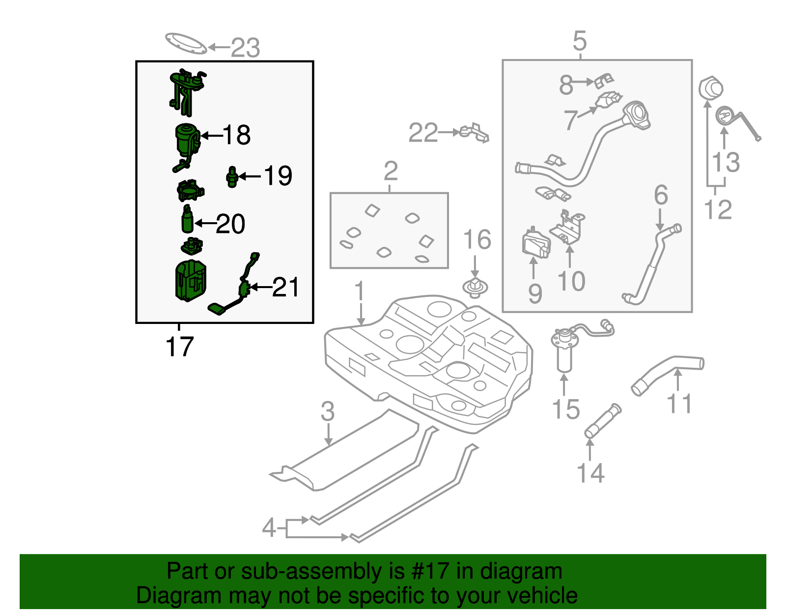 2015-2019 Hyundai Sonata Fuel Pump 31120-C2500 | OEM Parts Online