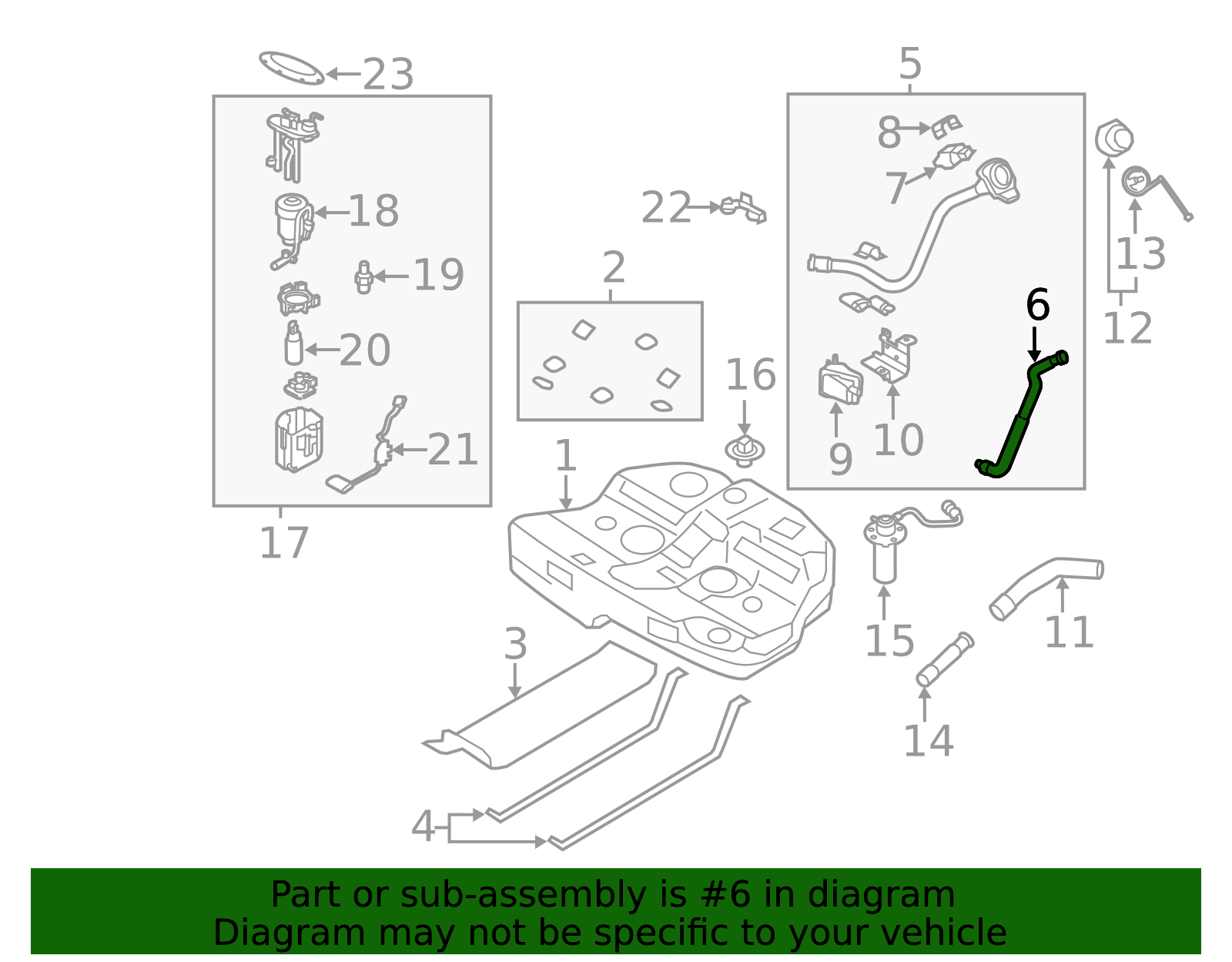 31071-3S000 - High-Quality Fuel Tank Vent Hose for AutoNation Parts