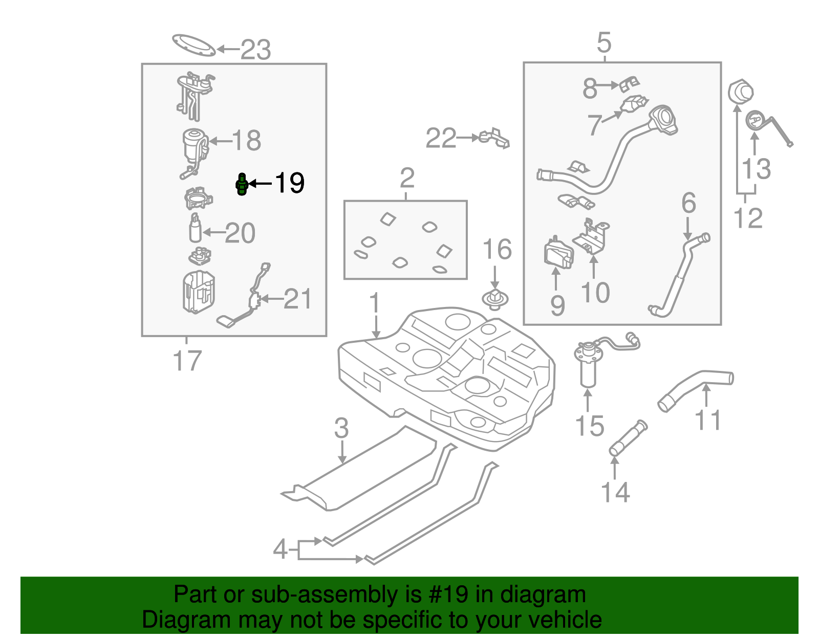 Genuine Fuel Injection Pressure Regulator for 2011-2019 Hyundai | Part ...
