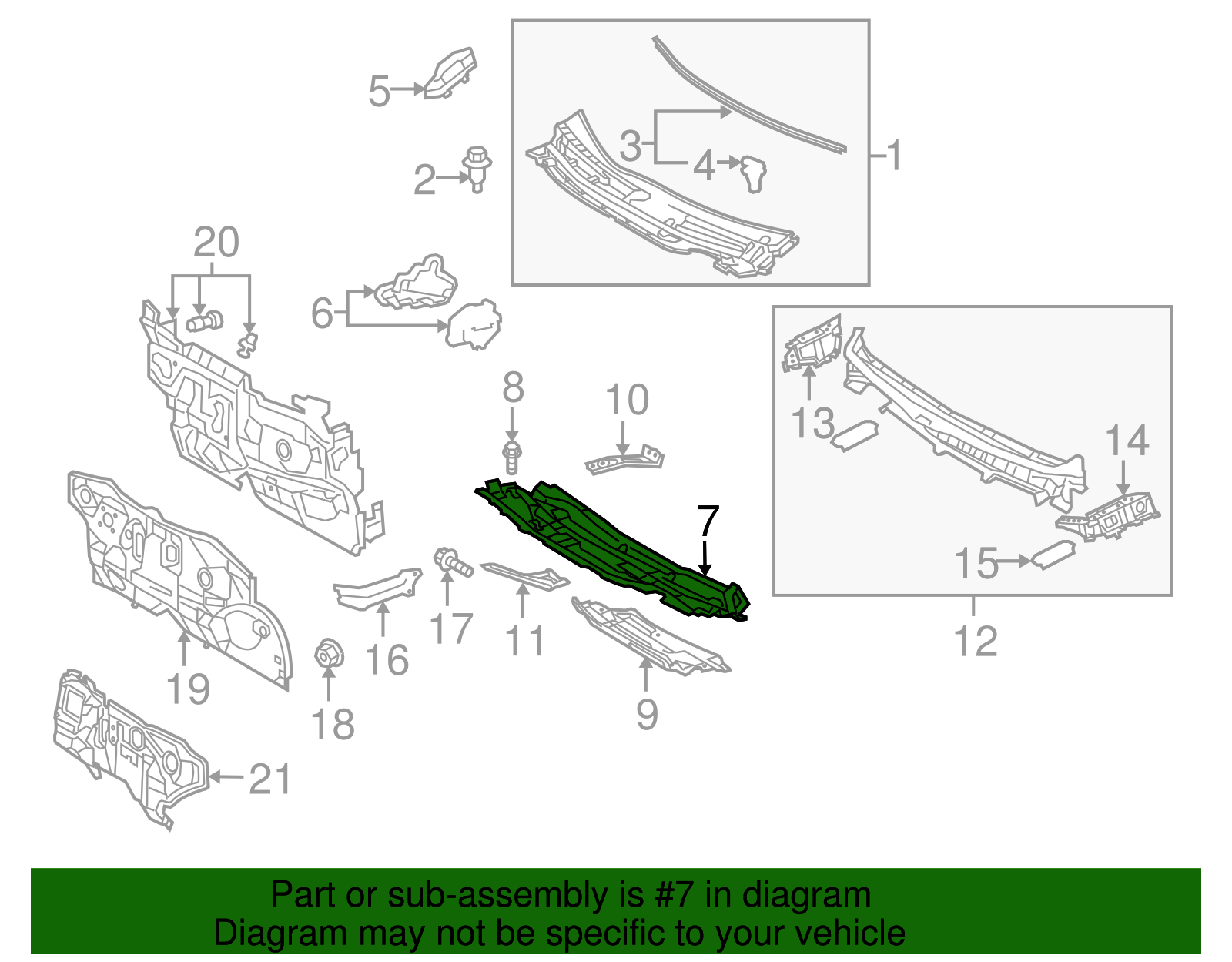 2010-2017 Toyota Outer Panel 55701-47031 | Toyota Parts Center