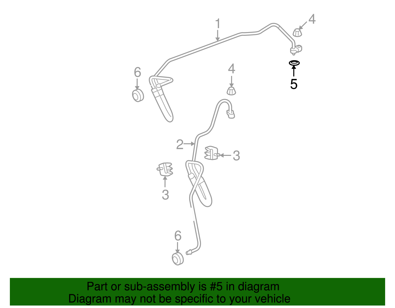 2004-2025 GM Automatic Transmission Fluid Cooler Line Fitting Seal ...