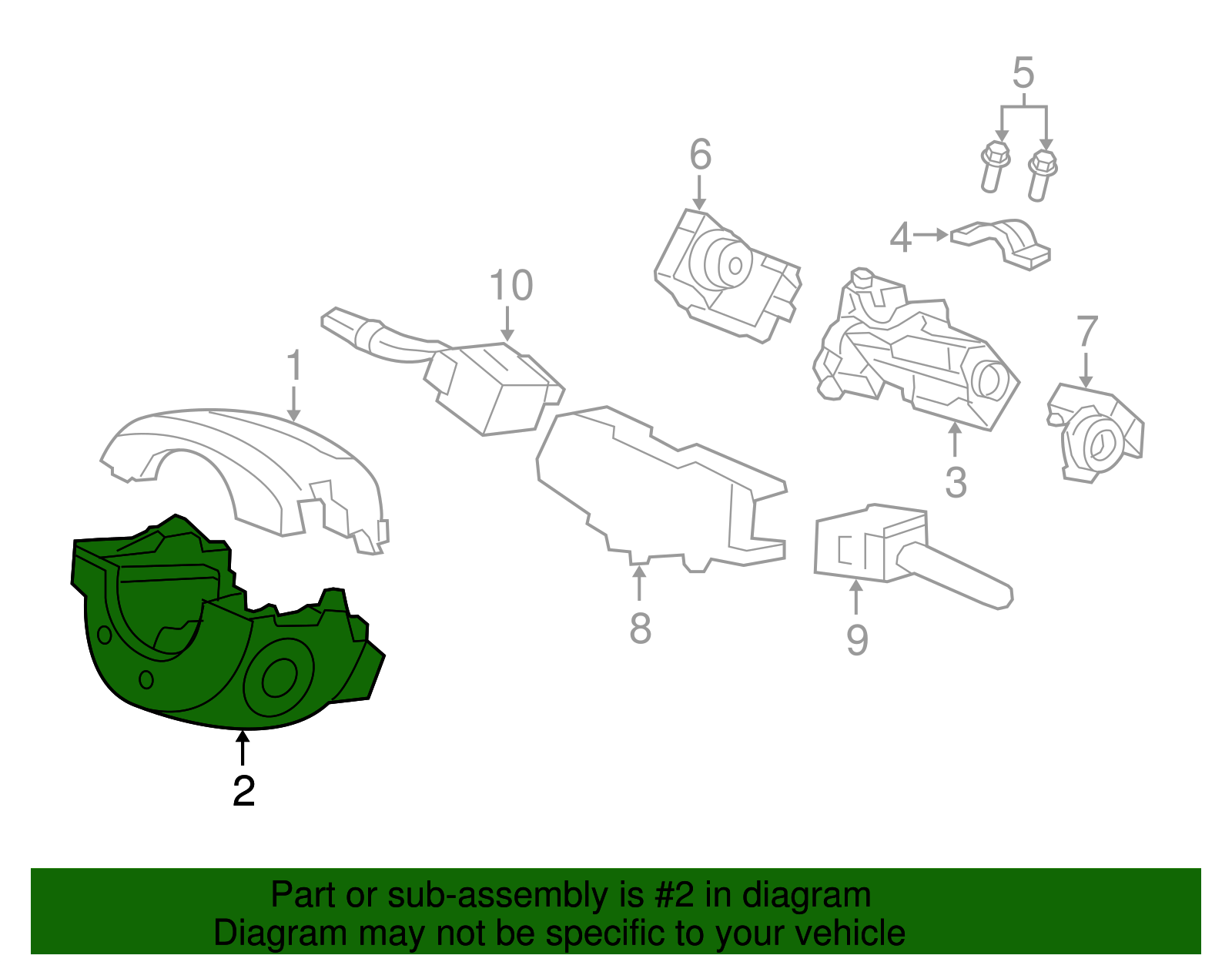 77360-T5R-A11ZA - Lower Column Cover 2015-2022 Honda | Honda Parts Online