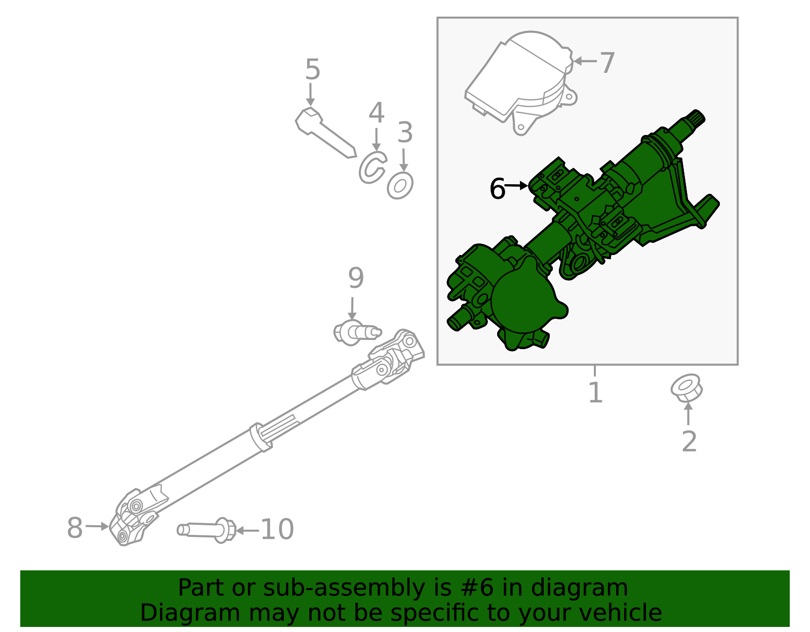2020-2025 Kia Telluride Column 56390-S2010 | TascaParts.com