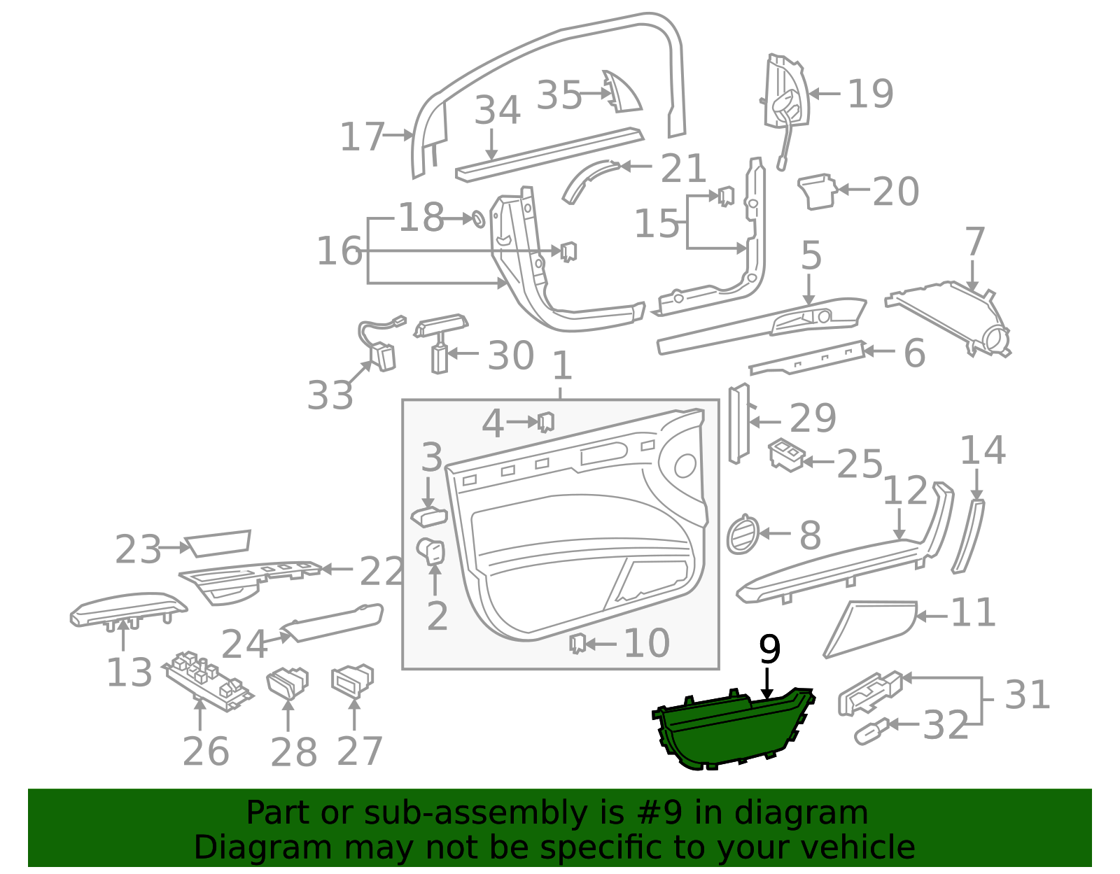 2004-2006 Volkswagen Phaeton Map Pocket 3D1-867-132-77H | VW Direct ...
