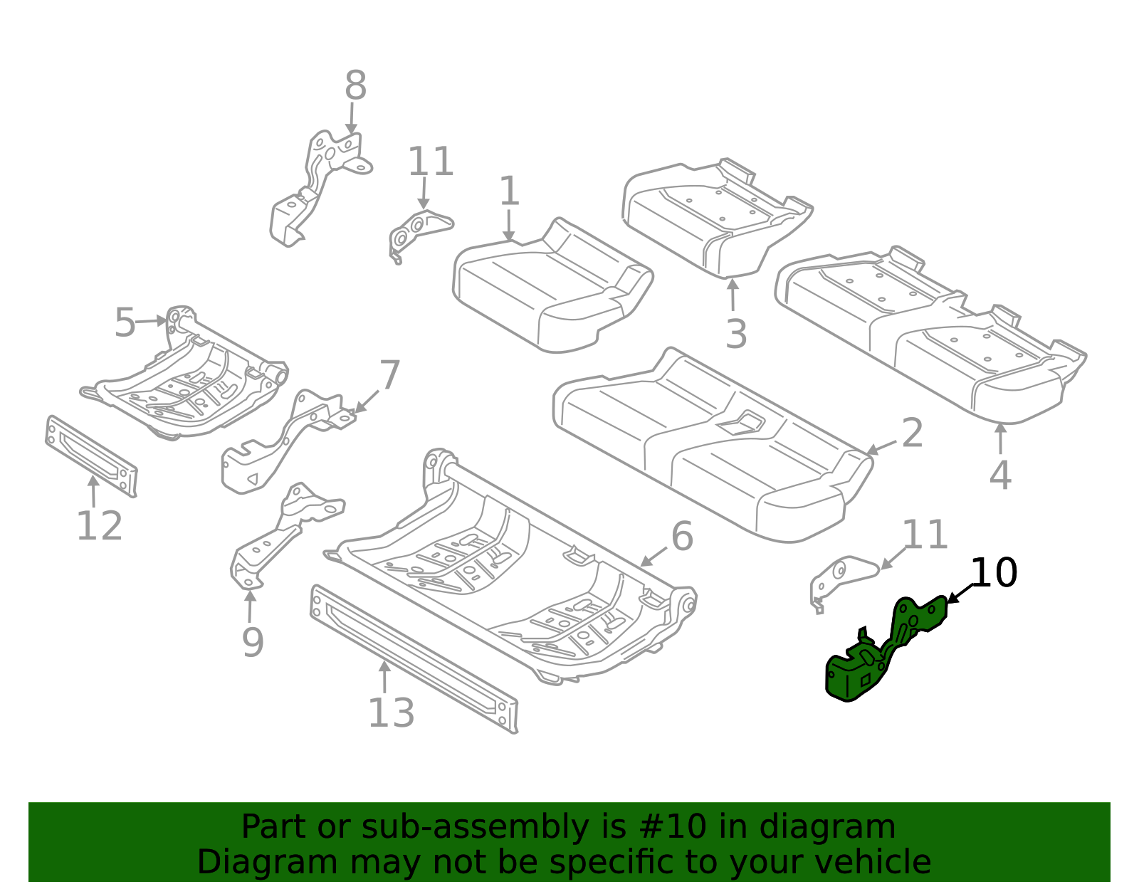 2015-2025 Ford Track Assembly FL3Z-1862527-A | Miracle Ford Parts