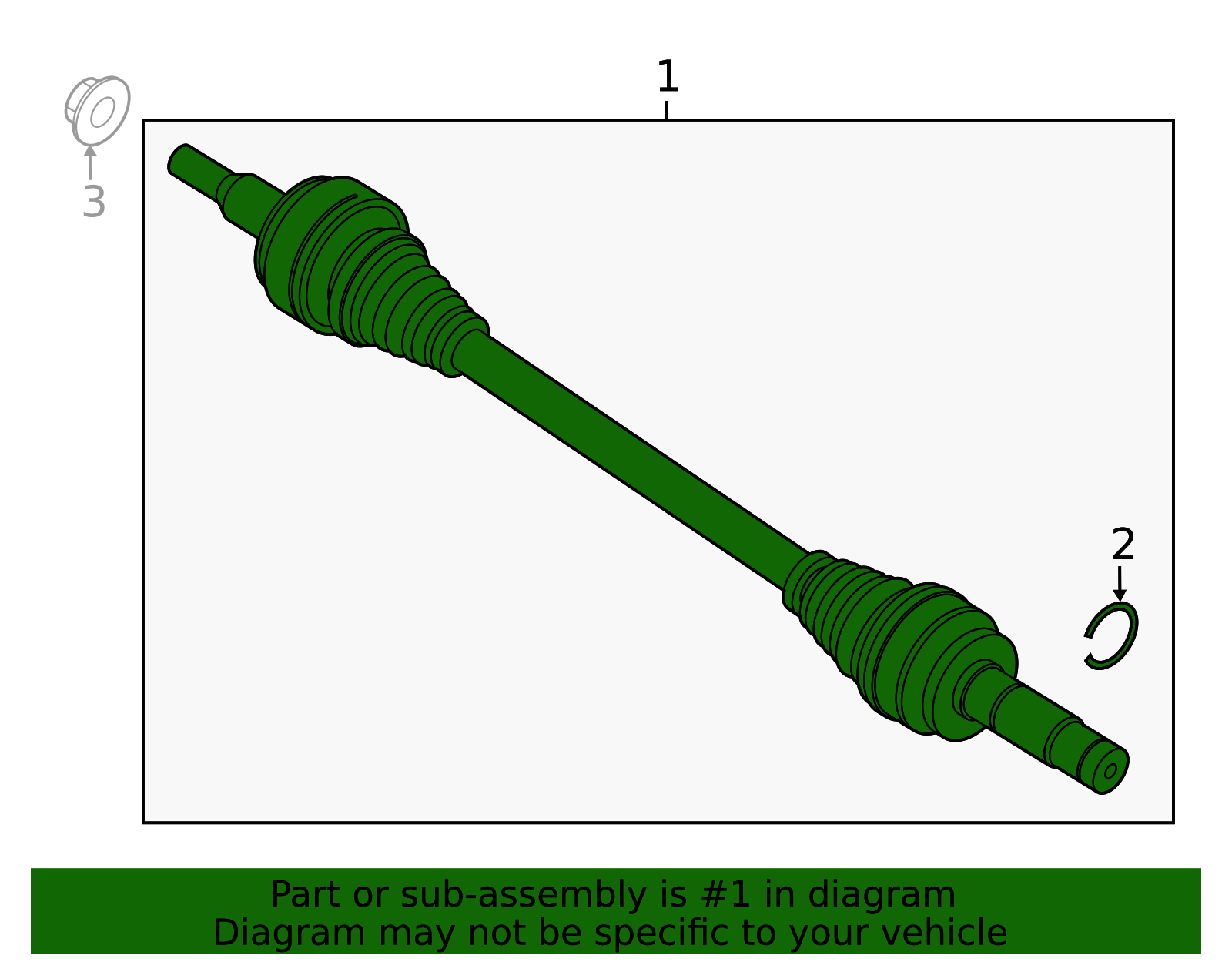 2020-2025 Ford Drive Axle - Driver's Side (LH) L1MZ-4K139-C ...