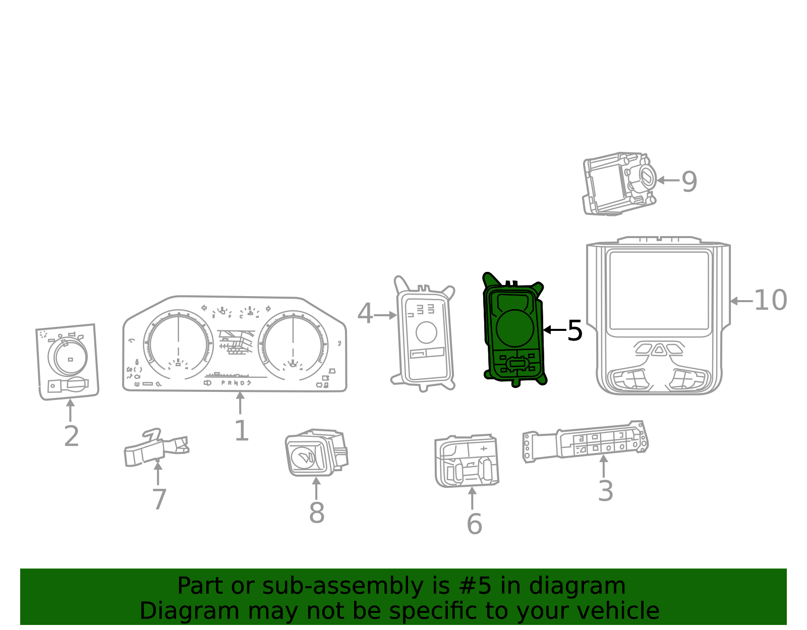 Gear Shift Assembly 68517473AC | Mopar Parts Canada
