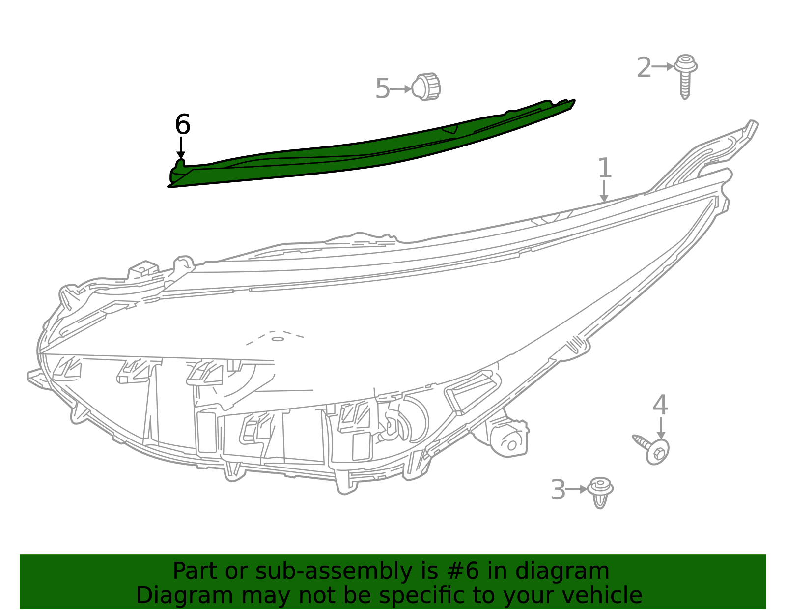 53107-08010 - Headlamp Cover 2021-2025 Toyota Sienna | Toyota San Diego ...