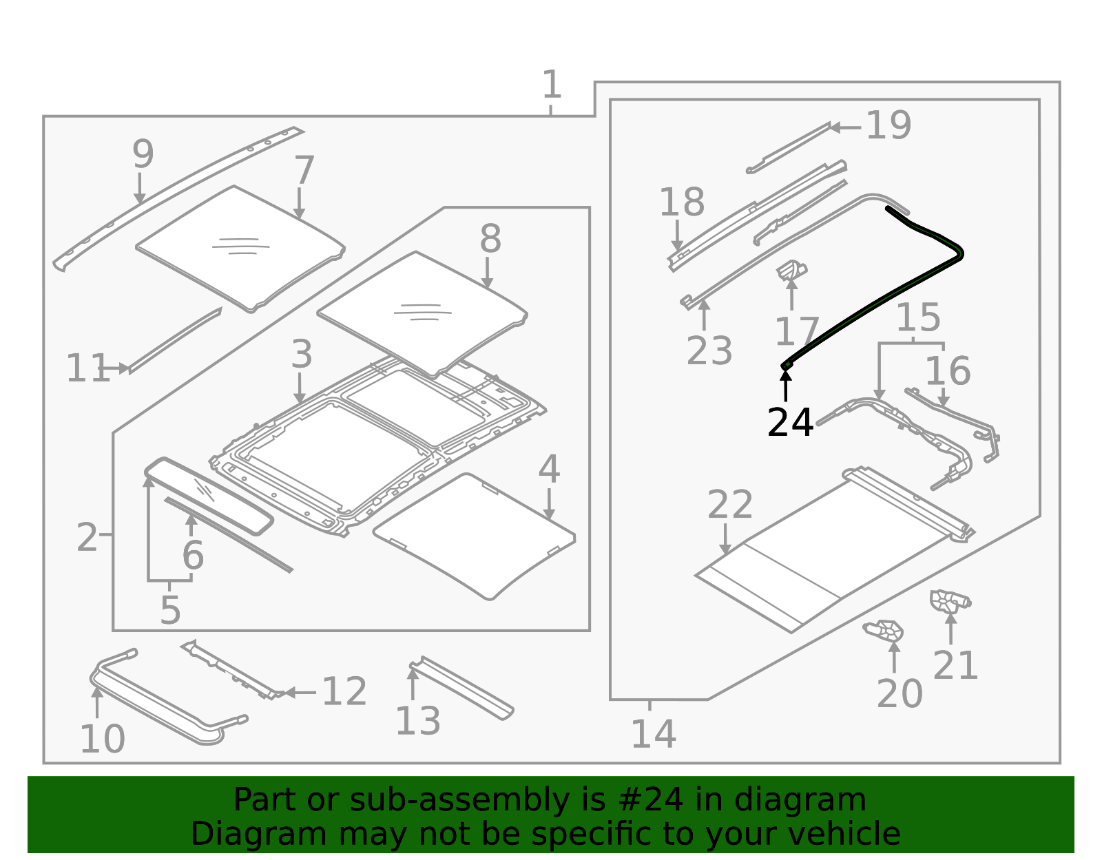 81653-N9000 - High-Quality Sunroof Guide Rail for AutoNation Parts