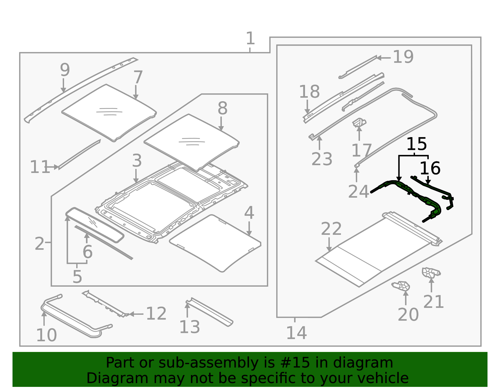 81660-N9000 - High-Quality Sunroof Cable for 2022-2024 Hyundai Tucson ...