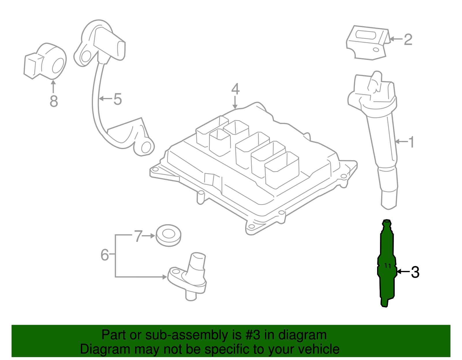12120039664 - 2012-2019 BMW Spark Plug (12-12-0-039-664) | BMW of South ...