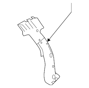 76666-6MA0A - Pillar Reinforced - 2017-2019 Nissan Rogue Sport ...