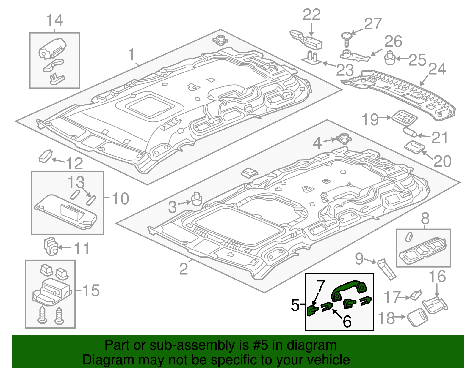 Honda Interior Grab Bar - Passenger Safety Support - Part #83240-SNA ...