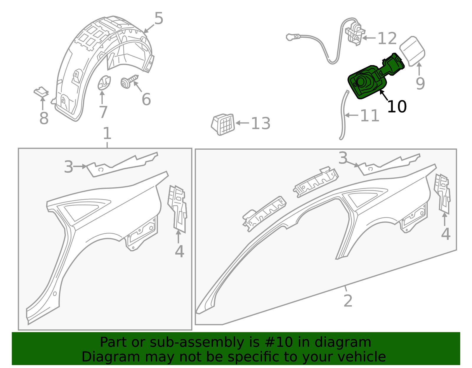 2012-2018 Audi Fuel Filler Housing 4G0-809-906-C | Audi USA Parts