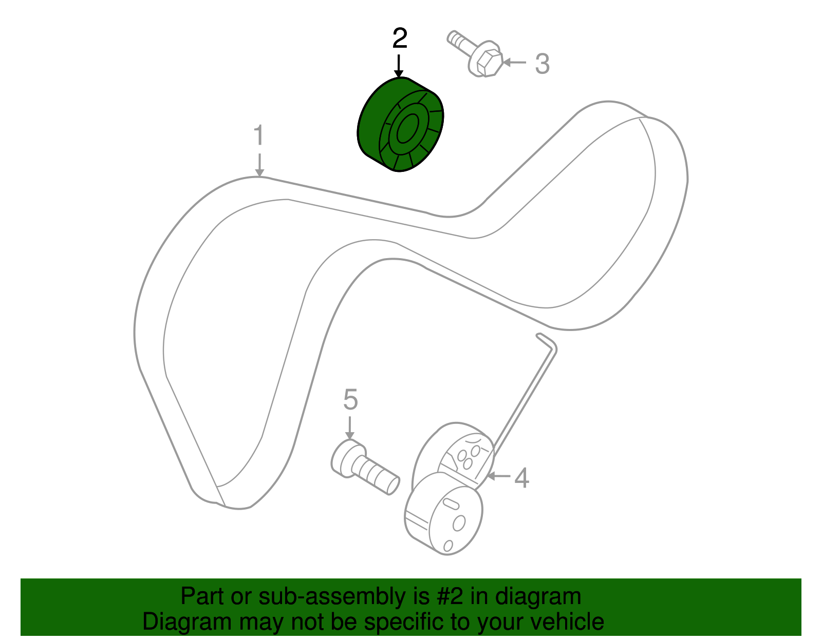 2008-2016 Volvo Idler Pulley 31258136 | TascaParts.com