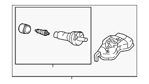 40770-4CB1B - 2016-2023 Nissan - Tire Pressure Monitoring System (TPMS ...