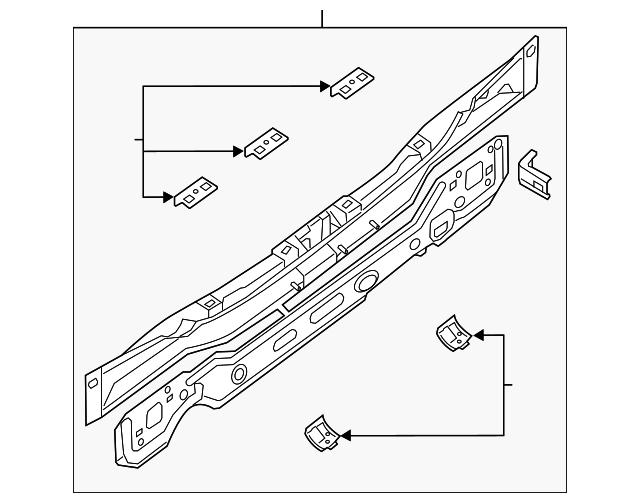 G9110-5UDMB - Rear Body Panel - 2019 Nissan Sentra | Nissan OEM Parts ...
