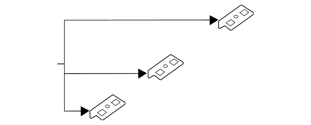 2013-2019 Nissan Sentra Rear Body Panel Upper Retainer H5240-3SGMA ...