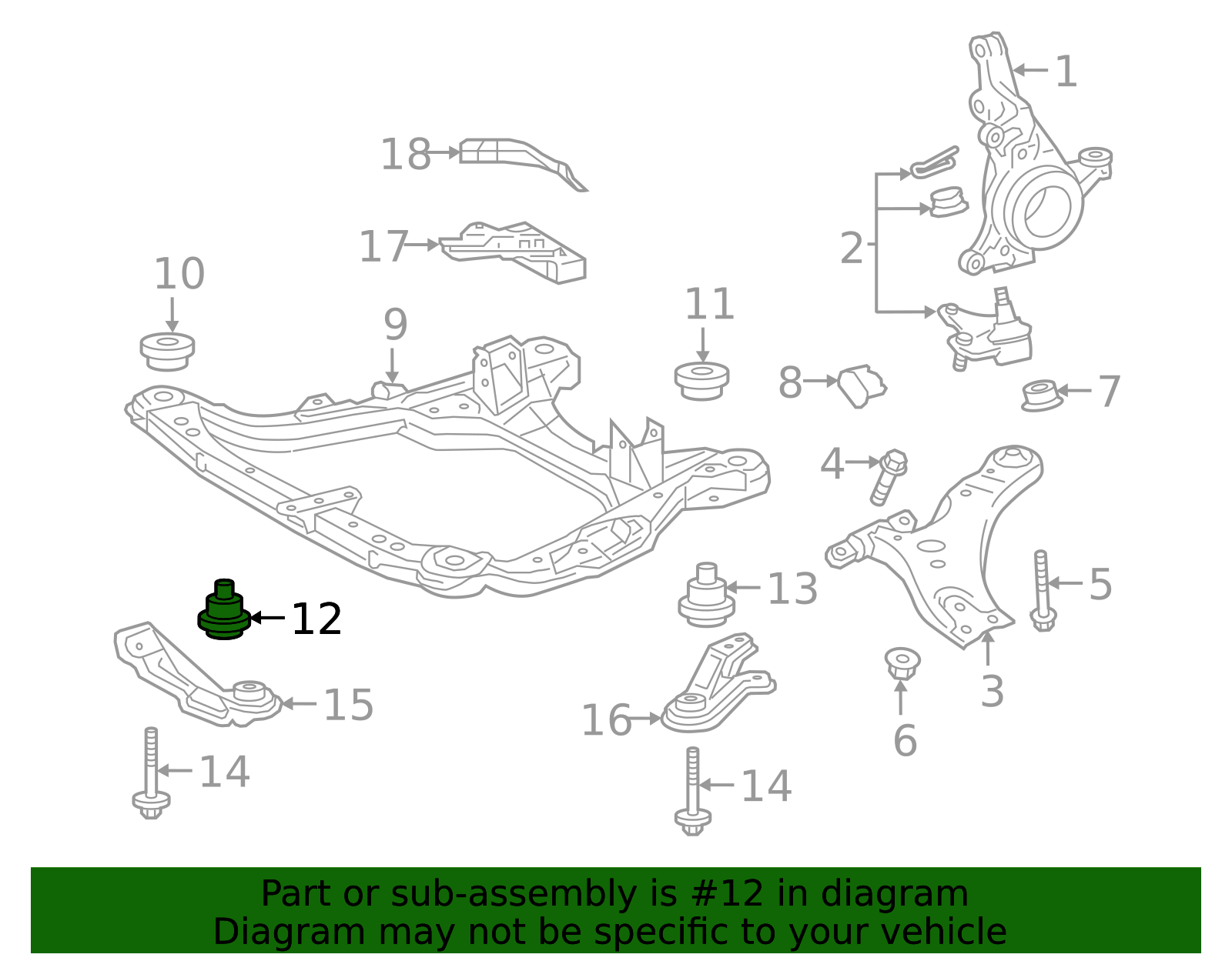 52211-48010 - High-Quality Suspension Crossmember Insulator for ...