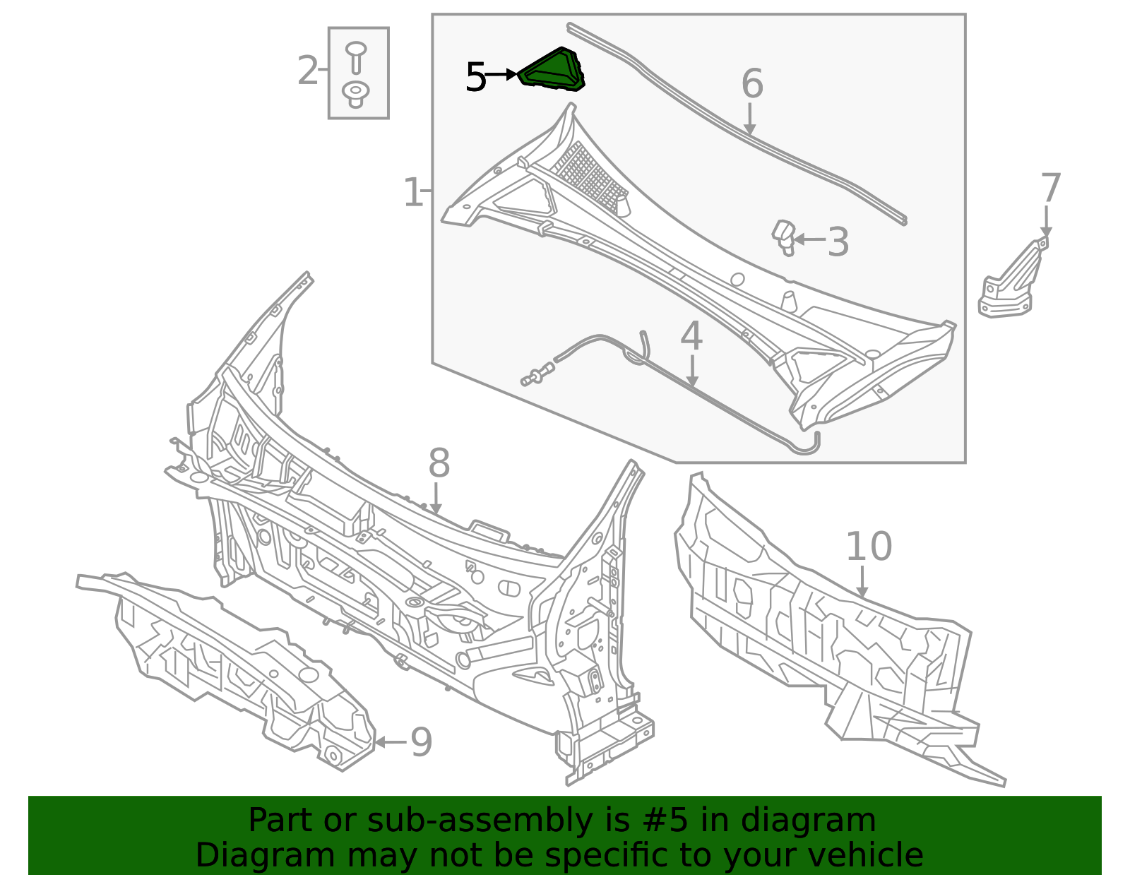 2023-2025 Genesis GV60 Side Cover 86153-CU000 | MotorMotor
