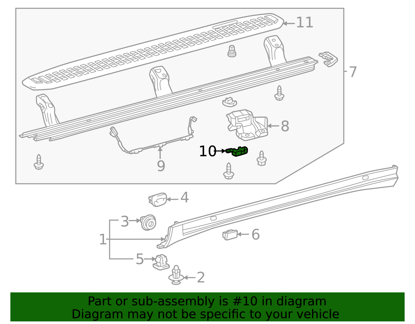 2024-2025 Toyota Land Cruiser Step Lamp 81380-60070 | Toyota Parts Center