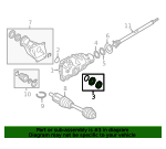 31-50-8-860-349 - Drive Axle Shaft Seal | Buy BMW Parts Now