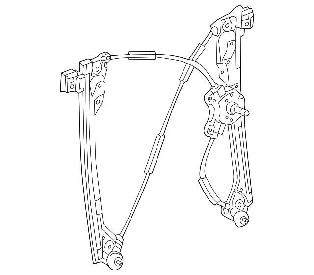 2014-2019 GM Front Driver Side Window Regulator 23453651 GM ...