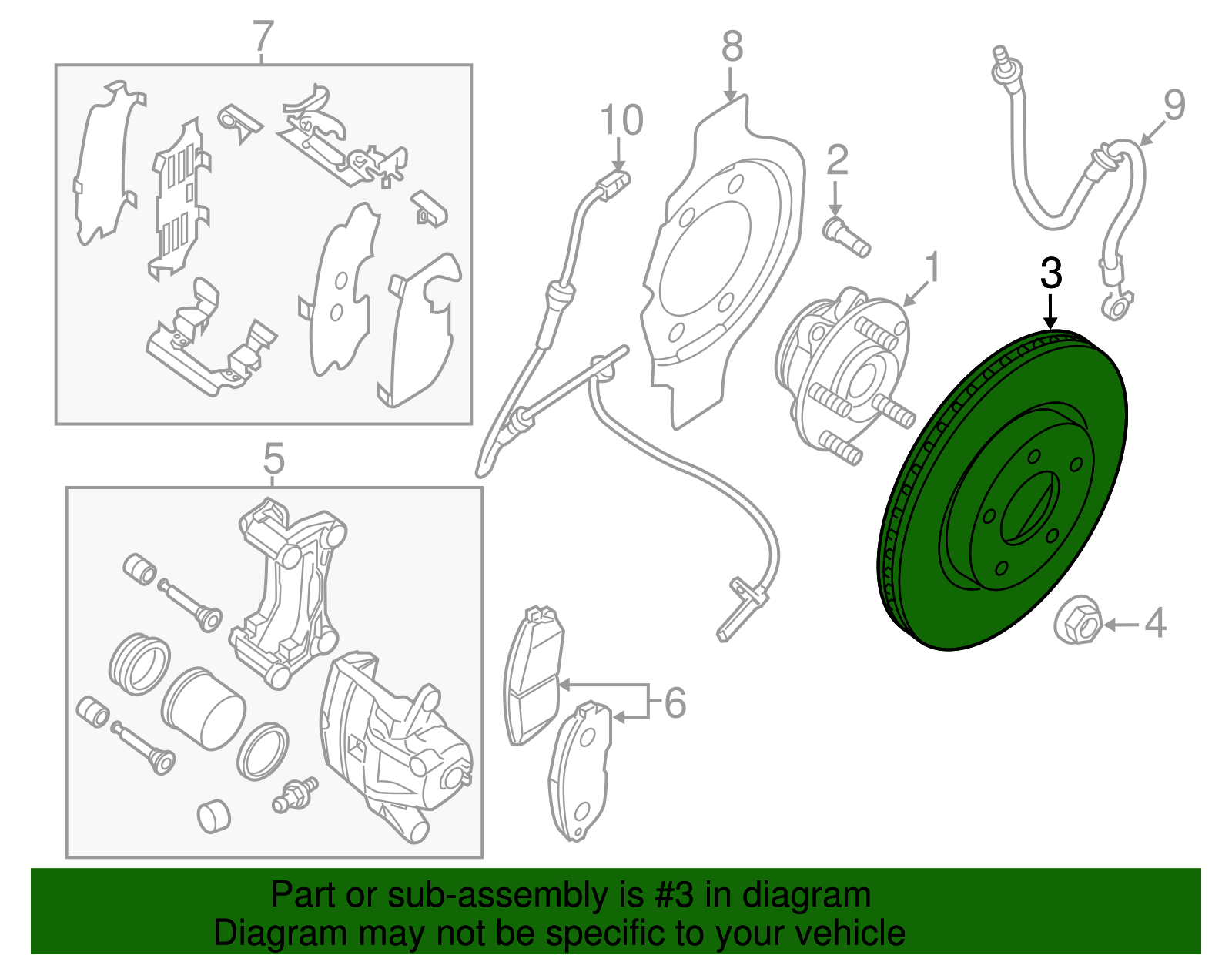 2007-2013 Nissan Altima Rotor 40206-JA00A | Nissan Parts Plus