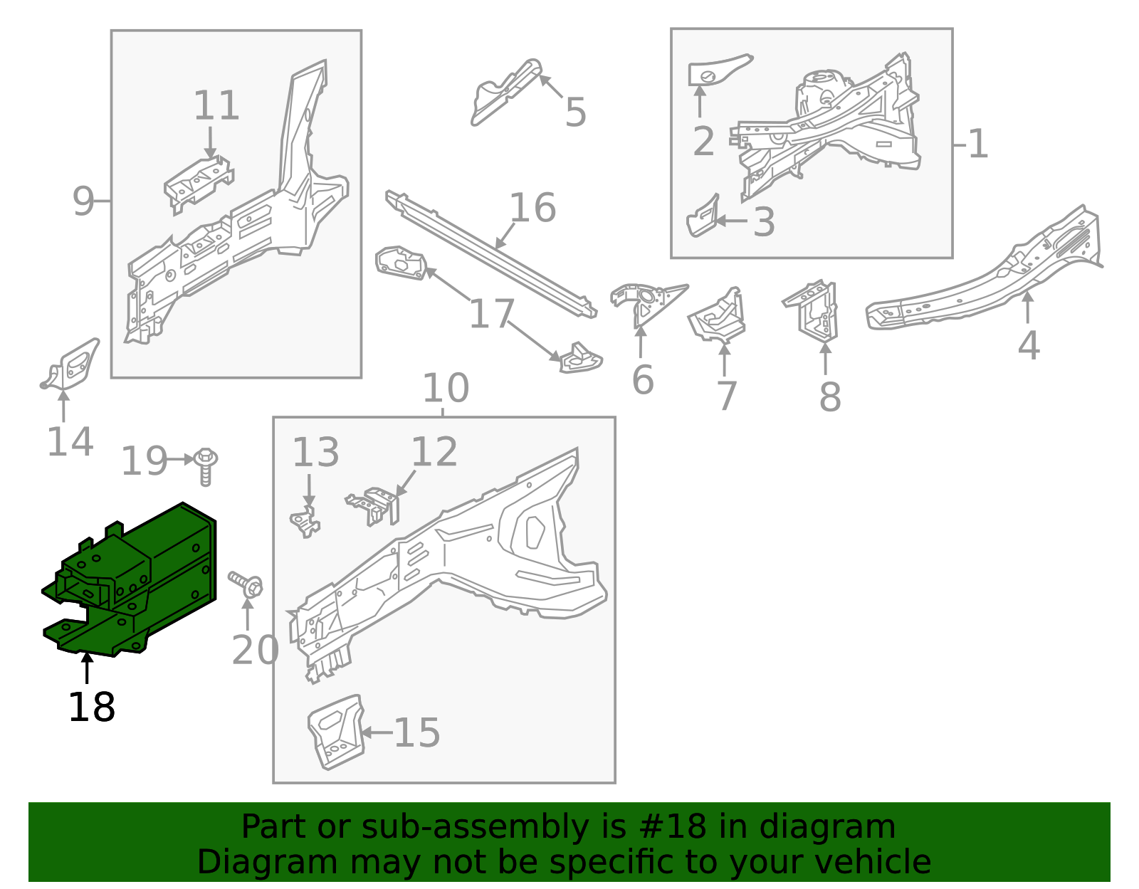 32377069 - 2019-2025 Volvo - Rail End | Volvo OEM Parts Direct