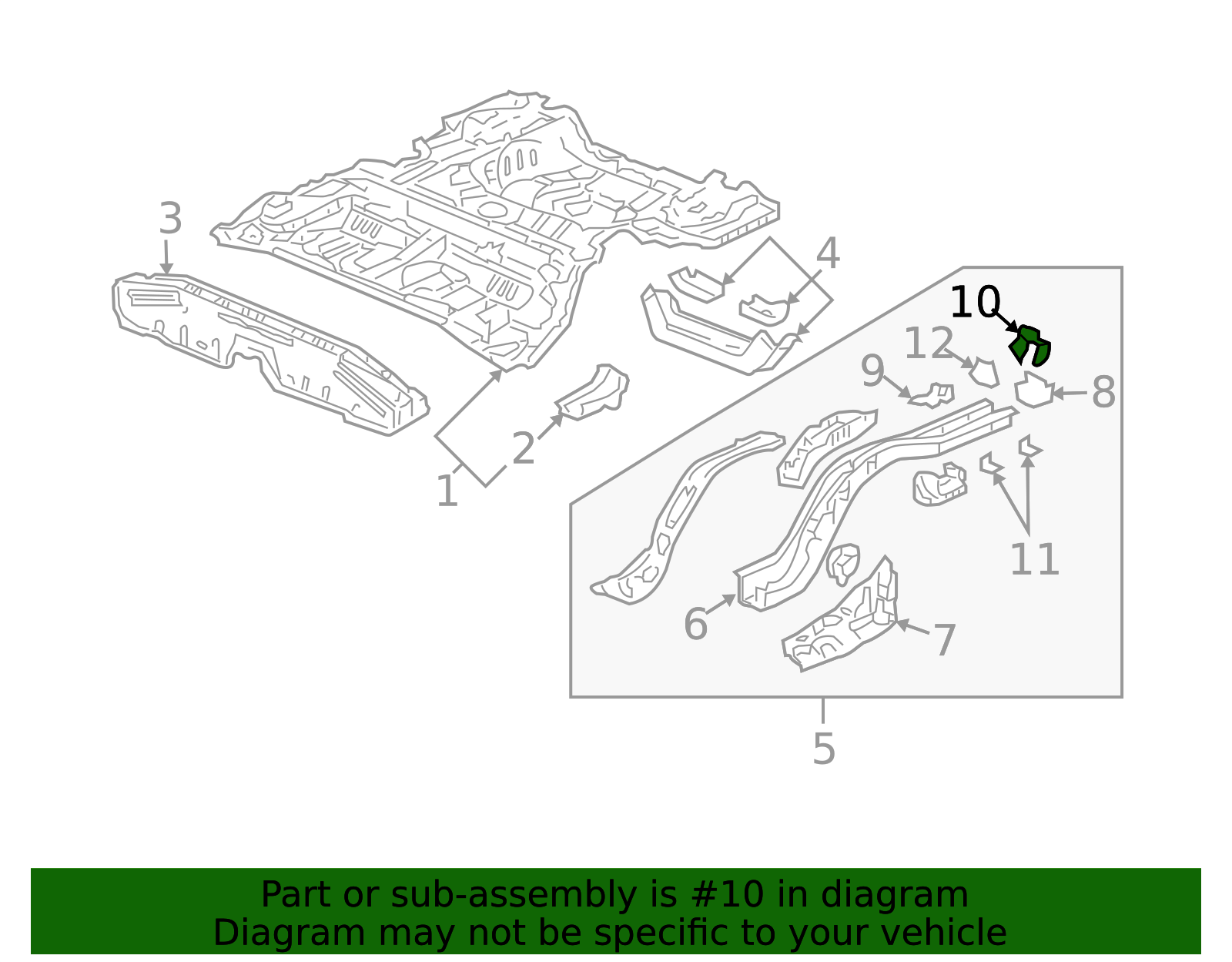 65636-SDA-A00ZZ - High-Quality Frame Stiffener for AutoNation Parts