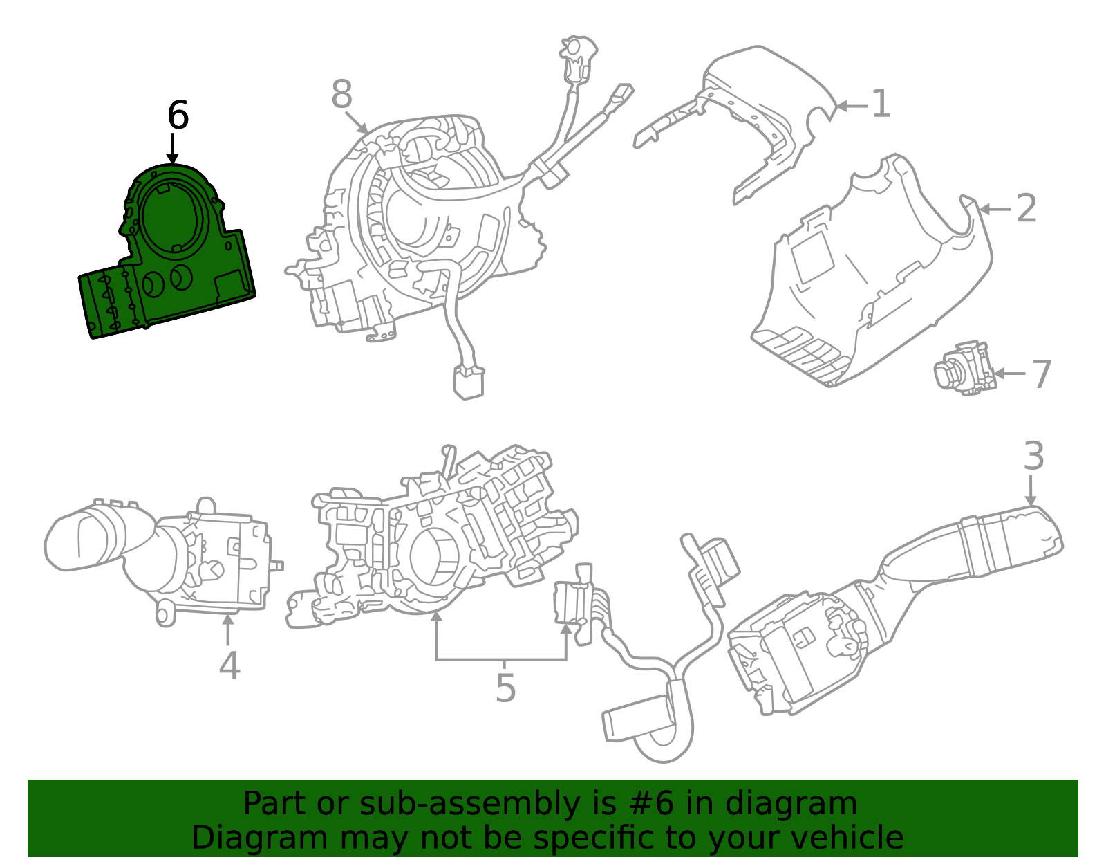 2024-2025 Toyota Angle Sensor 8924B-48020 | Toyota Parts Center