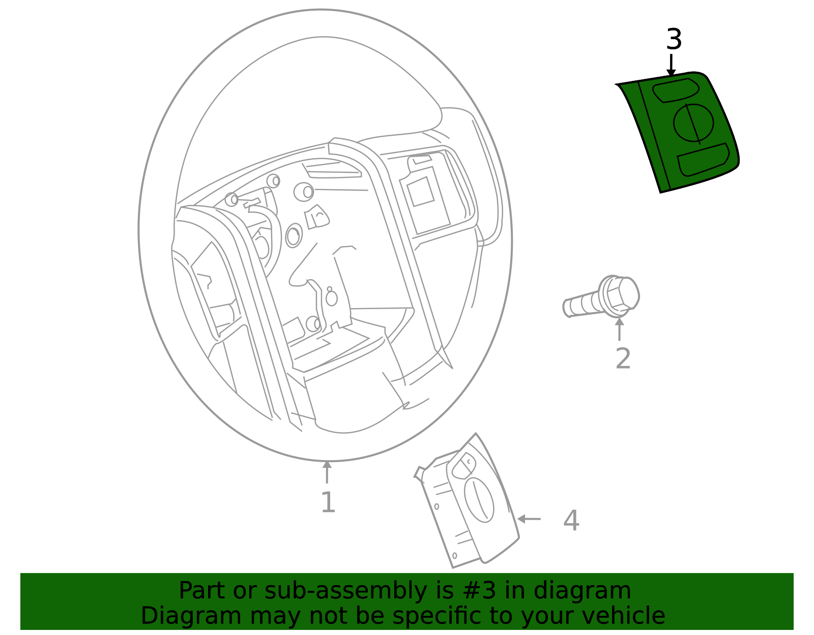 2011-2014 Ford F-150 Motorcraft™ Steering Wheel Radio Controls SW-6879 ...
