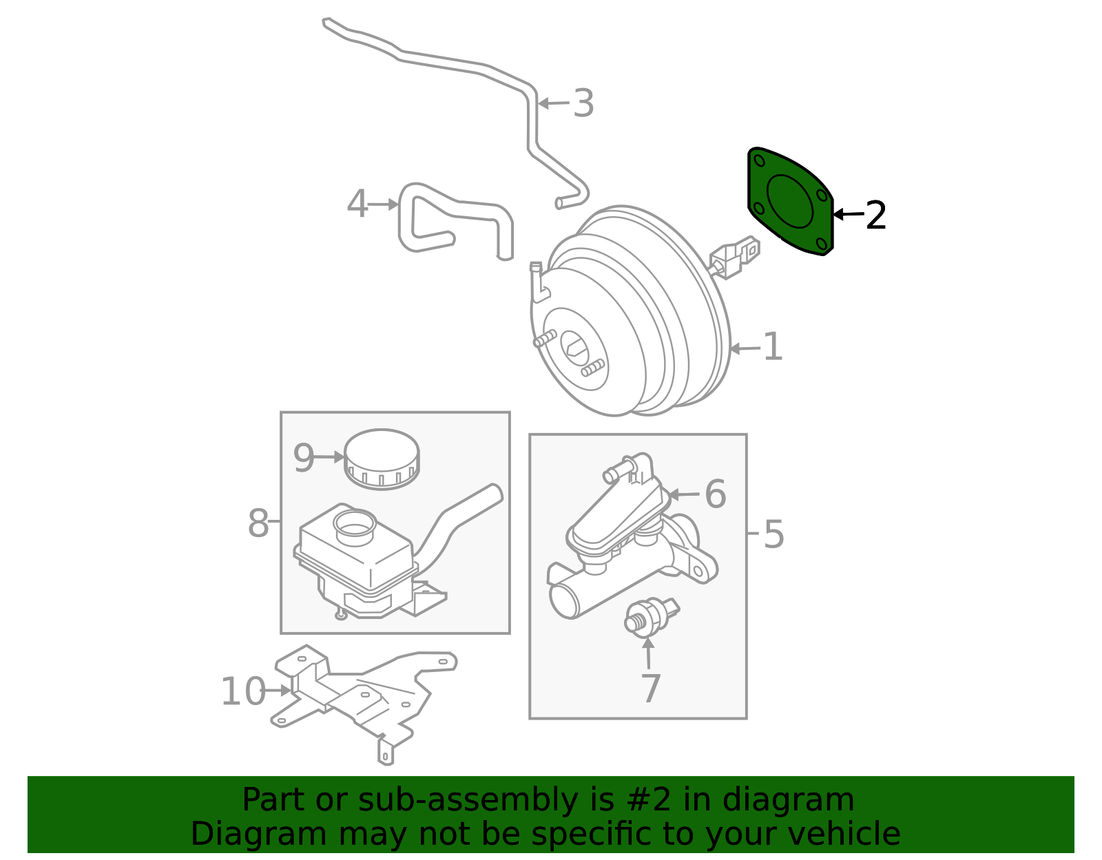 1995-2007 Nissan Gasket 47212-50Y00 | My Nissan Part