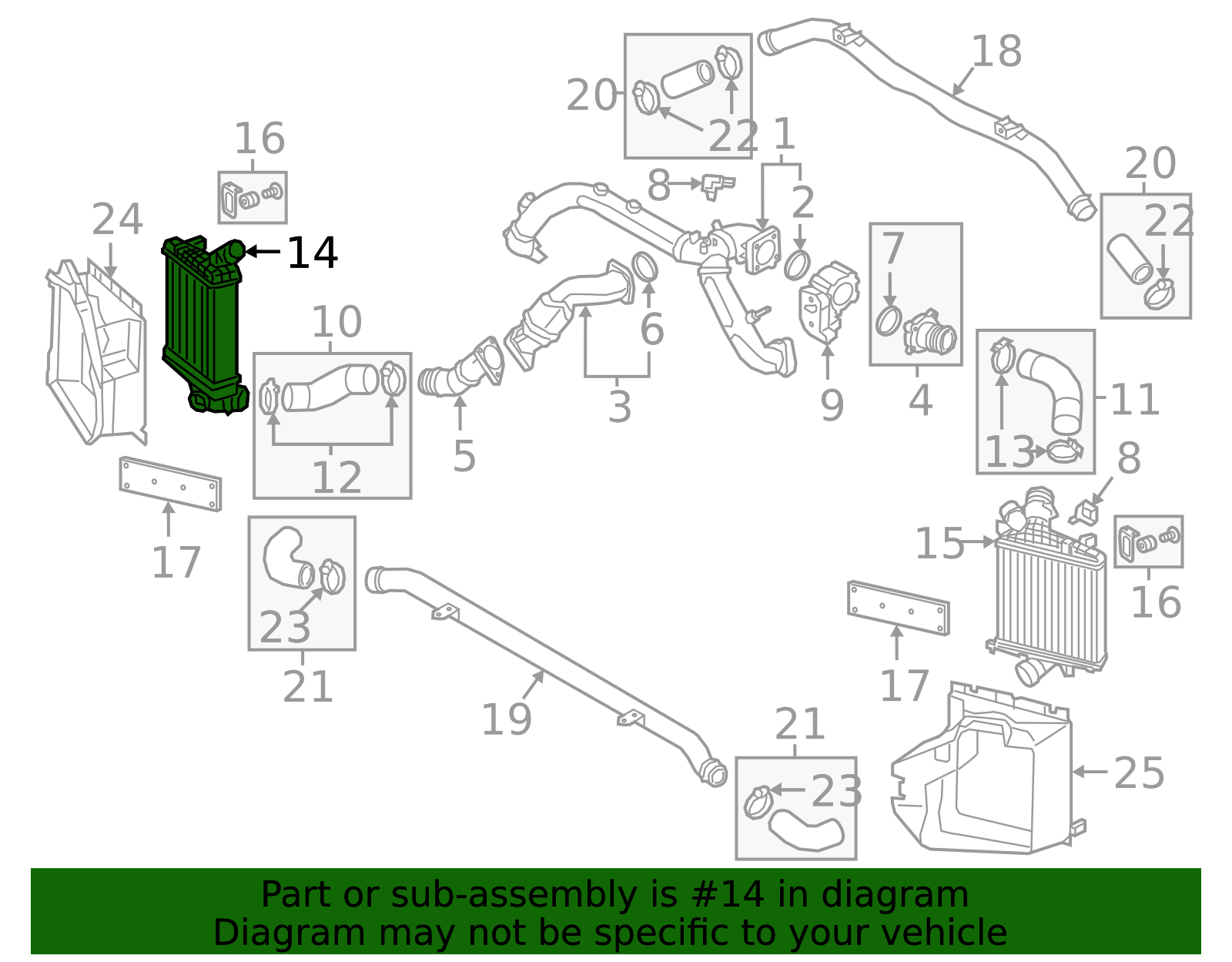 4M0-145-804-BR - Inter-Cooler 2019-2025 Audi | Audi OEM Parts Guy