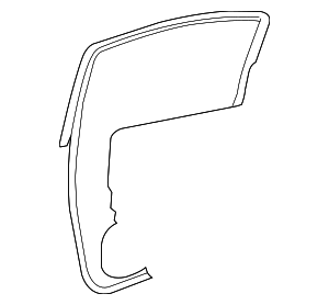 2007-2012 Nissan Altima Door Weather-Strip 82830-ZX60A | My Nissan Part