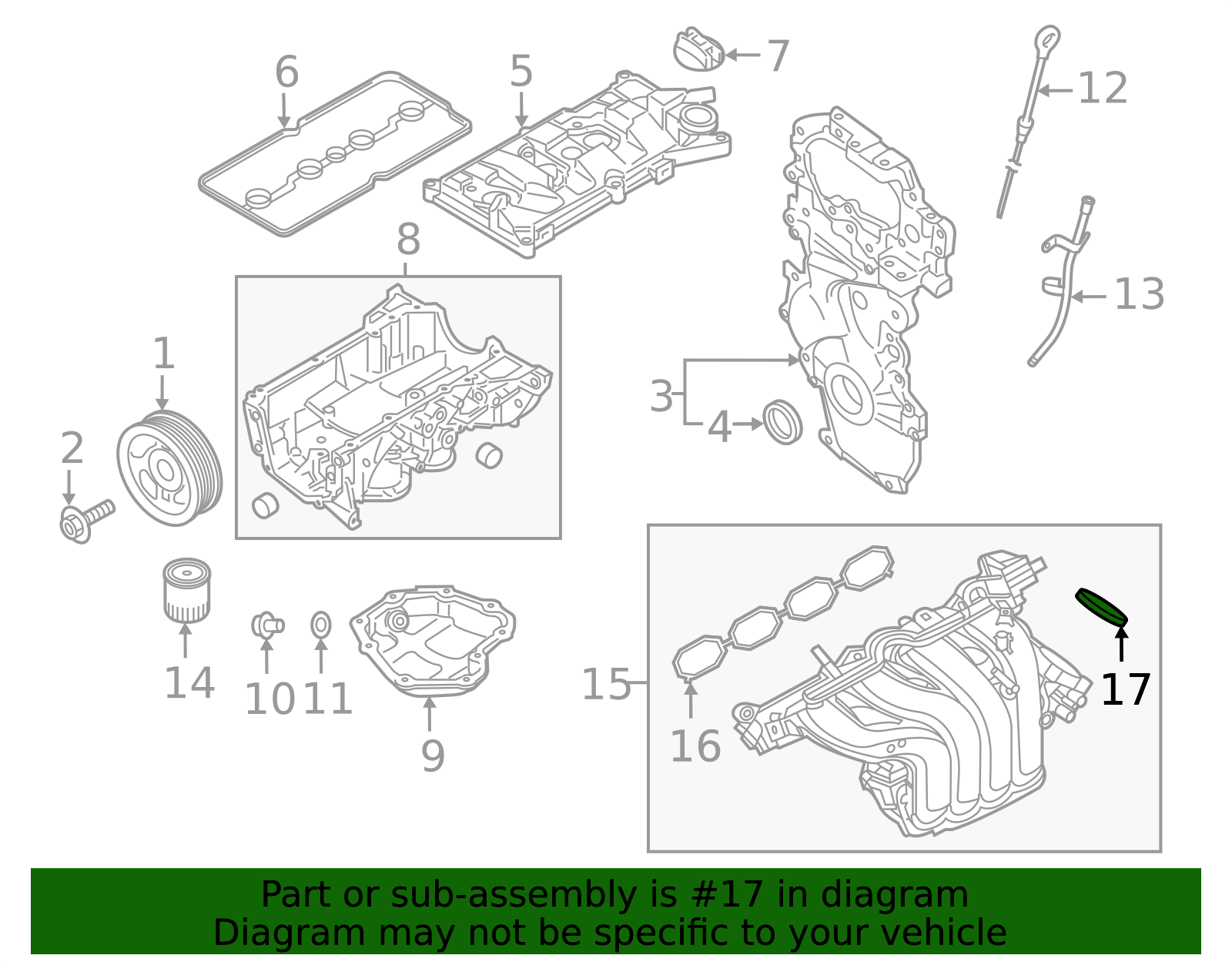 16175-JA00A | Nissan Gasket-Adapter - Genuine OEM | 16175JA00A | Nissan ...