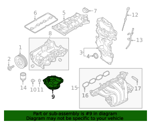 11110-6LB0B - Oil Pan 2020-2026 Nissan | Official Nissan Parts Store
