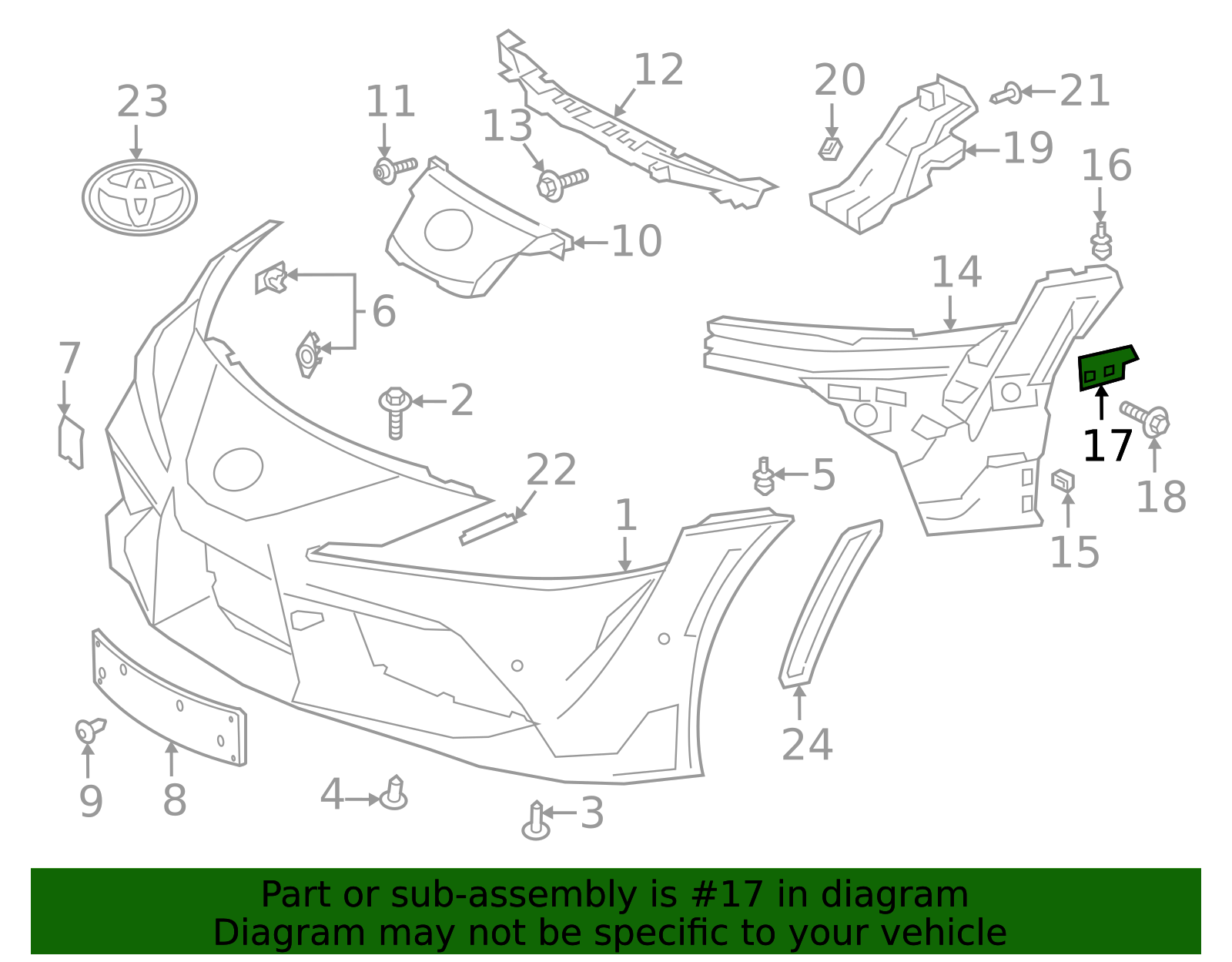 2020-2025 Toyota GR Supra Guide Mount 52537-WAA01 | MotorMotor