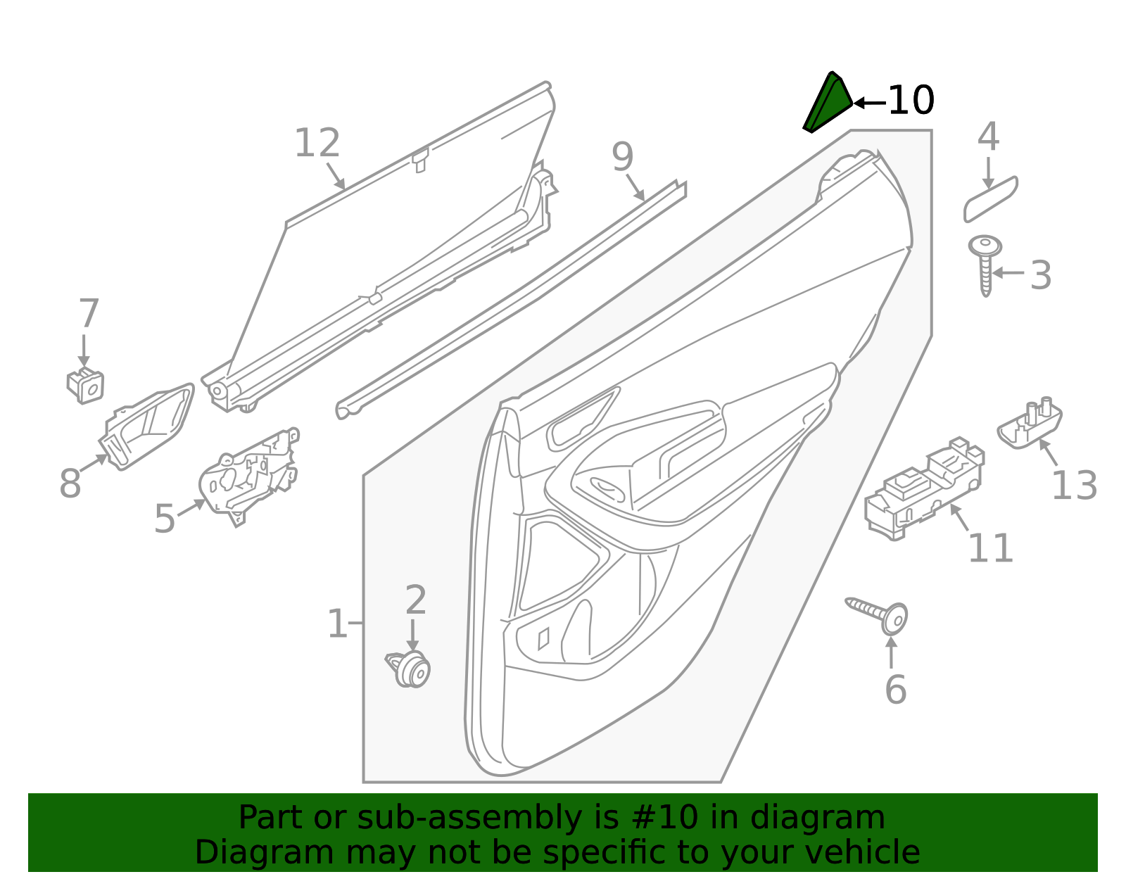 2013-2018 Hyundai Santa Fe Sport Corner Cover 83920-2W000-4X | MotorMotor