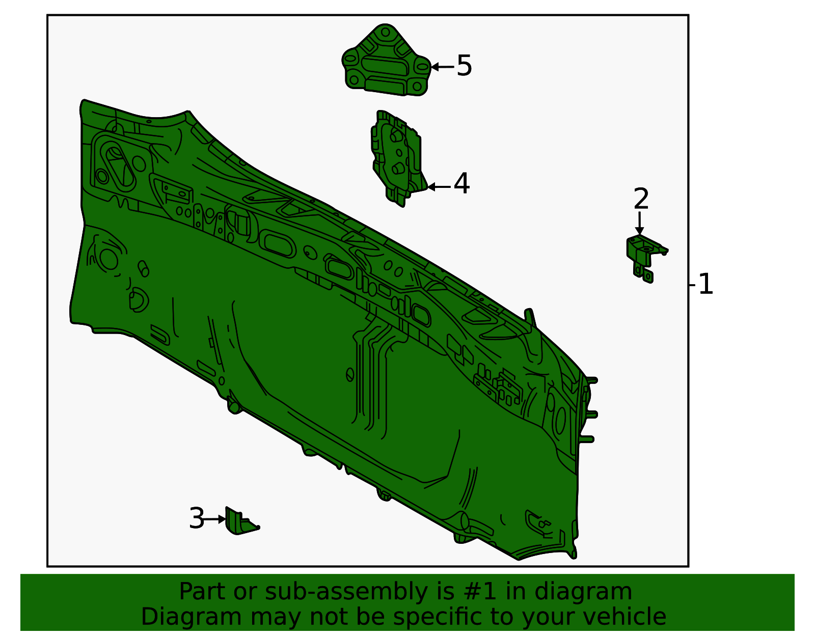 2021-2024 Toyota Venza Rear Body Panel 58307-48200 | Toyota Parts Center