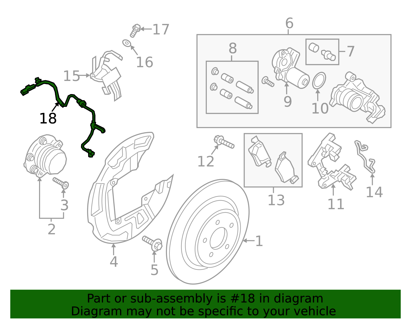 2018-2024 Ford Motorcraft ABS Sensor BRAB-564 | Awesome Parts Ford