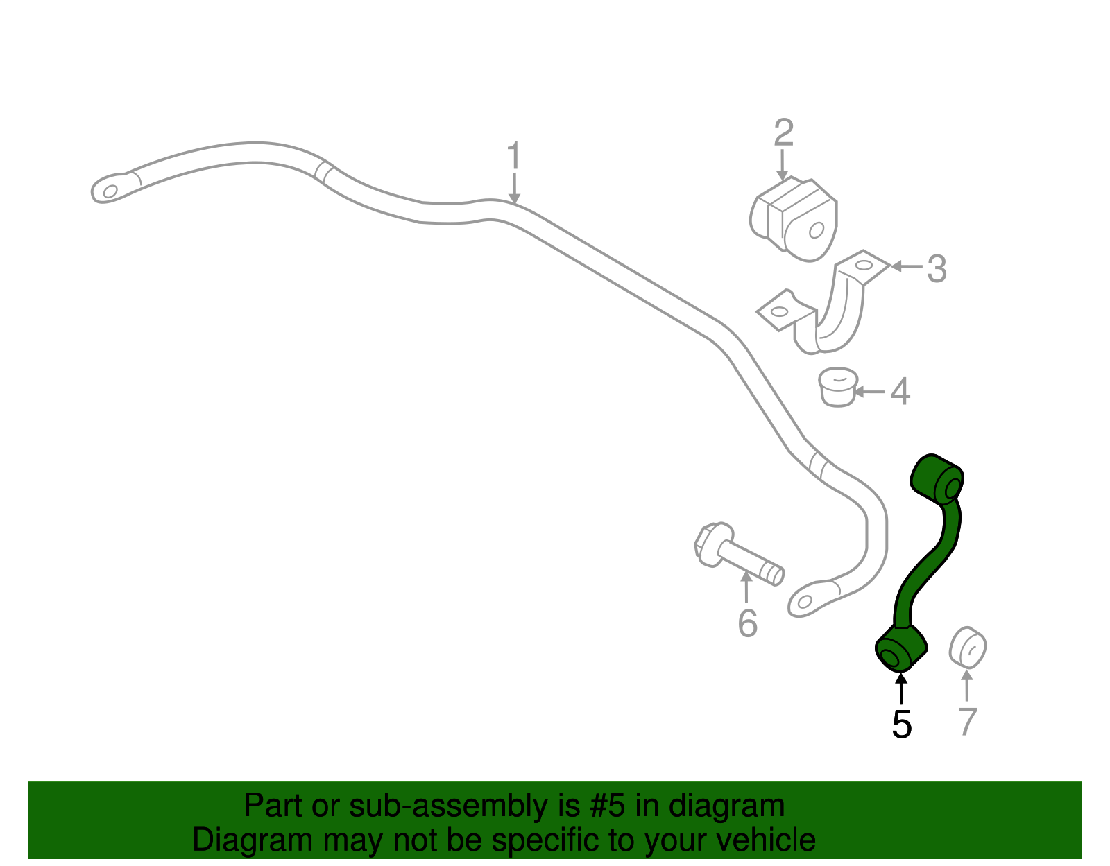 55618-1KD0A - Stabilizer Link - 2011-2017 Nissan Juke | World OEM Parts ...